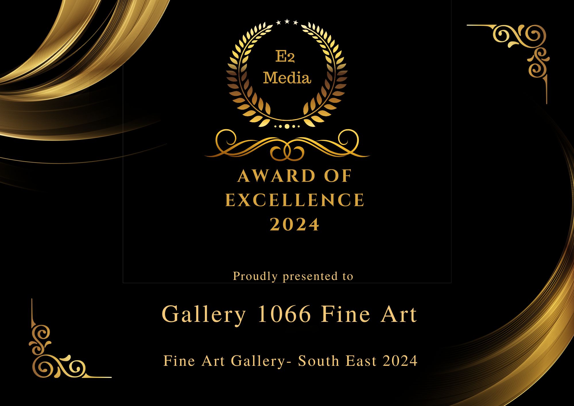We have won Award Of Excellence 2024 | Gallery 1066 Fine Art